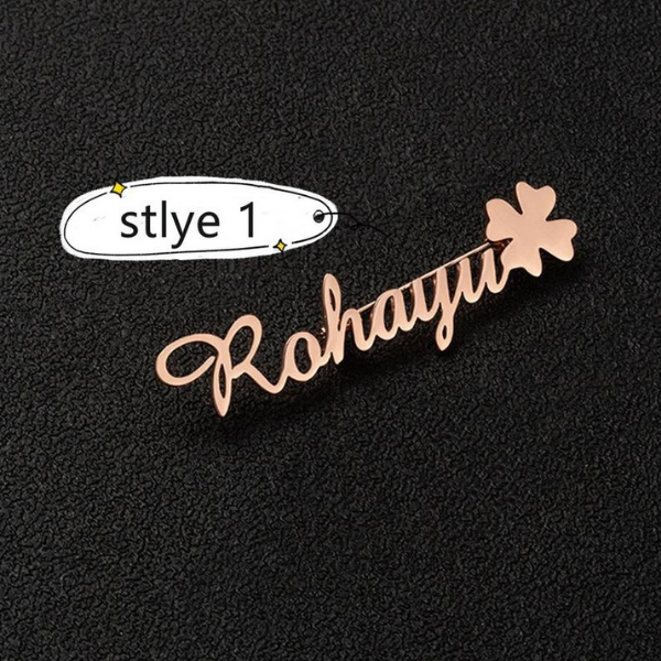 Customized Name Brooch – Wish Your Gifts